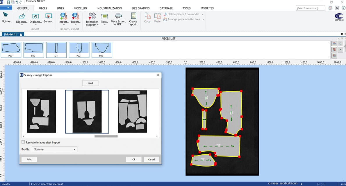 Patterns Digitization Softwares | Crea Solution