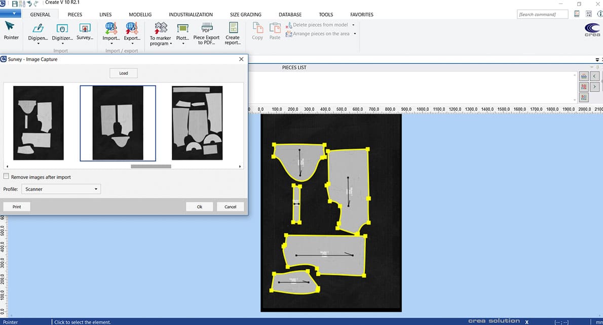 Patterns Digitization Softwares | Crea Solution